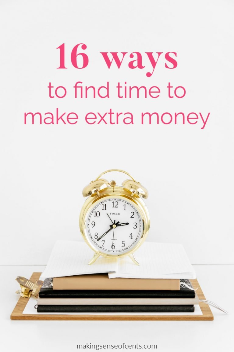 How To Find Time To Make Extra Money - 16 Ideas