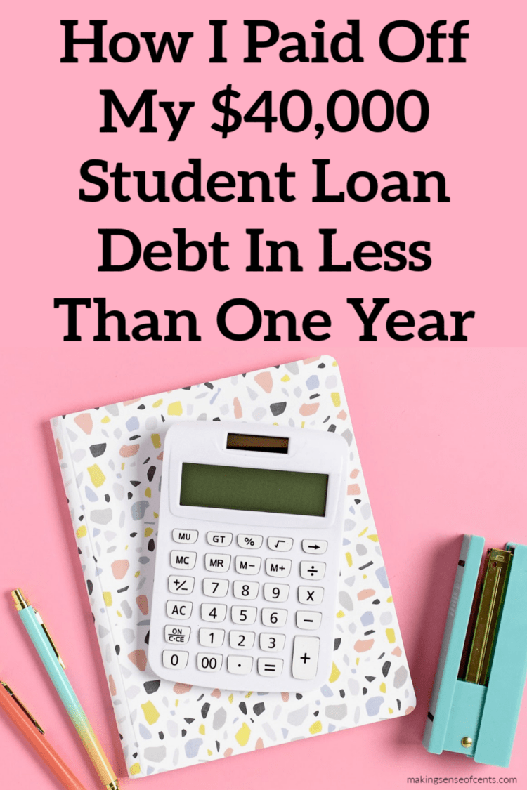 Best Way To Pay Off Student Loans - How I Paid Off $40,000 In 7 Months