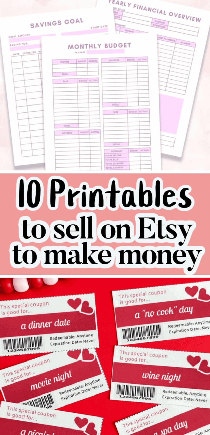 10 Types of Printables To Sell on Etsy To Make Money